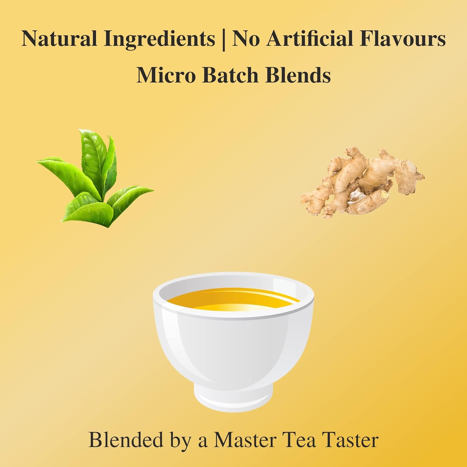 Sancha Tea Boutique, Ginger Green Tea, 100g Tea Leaves, Real Adrak chai ...