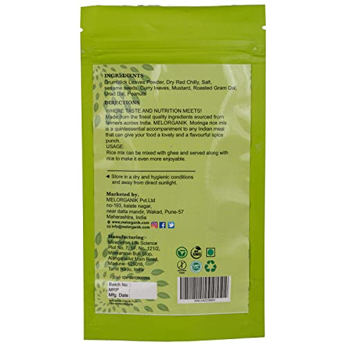 MelOrganik Moringa Rice Mix Plain Powder | Rice Mix Powder | Rice ...