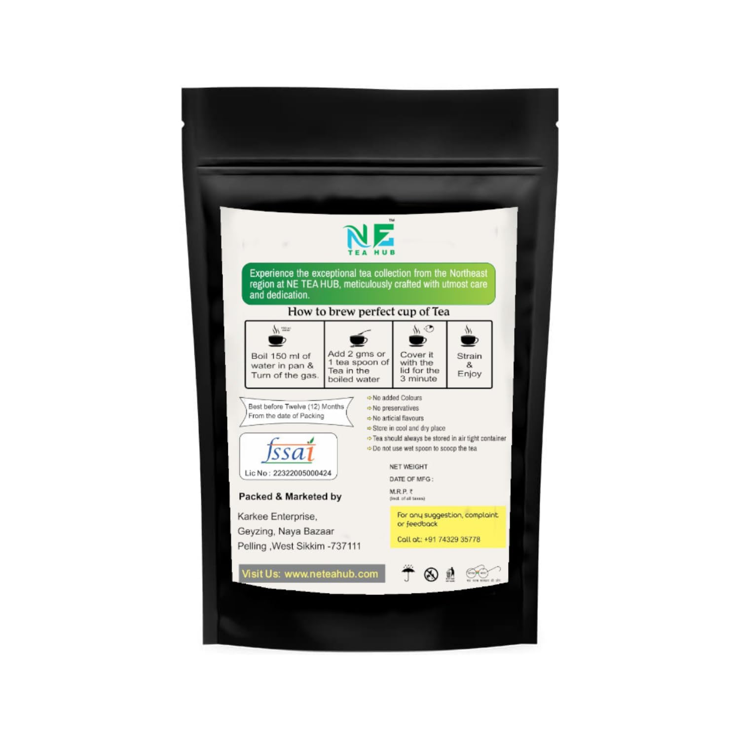 NE TEA HUB - SIKKIM ORGANIC TEMI TEA |LOOSE LEAF TEA | ORIGINAL SECOND ...