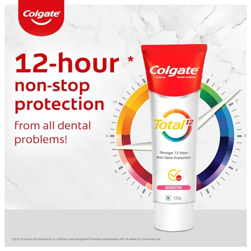 Colgate Total Sensitive 120 gm Toothpaste, Antibacterial Toothpaste ...