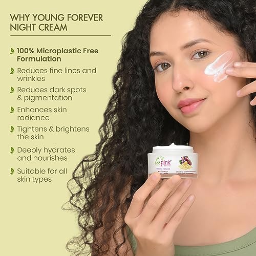 La Pink Young Forever Night Cream | 100% Microplastic Free Formula ...
