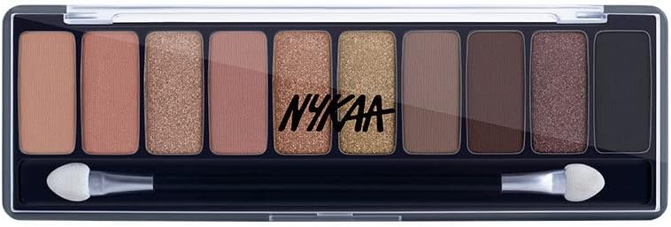 Nykaa Eyes On Me - Smokey at 8-10 in 1 Pan Palette, Eyeshadow Palette ...