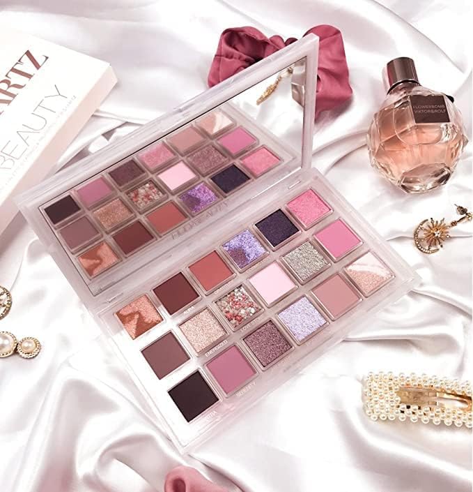 Ever Beauty Rose Quartz Eyeshadow Palette 18 Colours FROM DUBAI (SAM ...