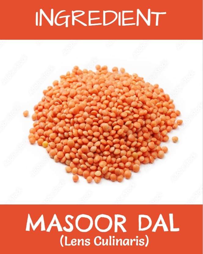 MR Ayurveda 100% Organic Masoor Dal Powder | Masoor Dal Powder for Face ...