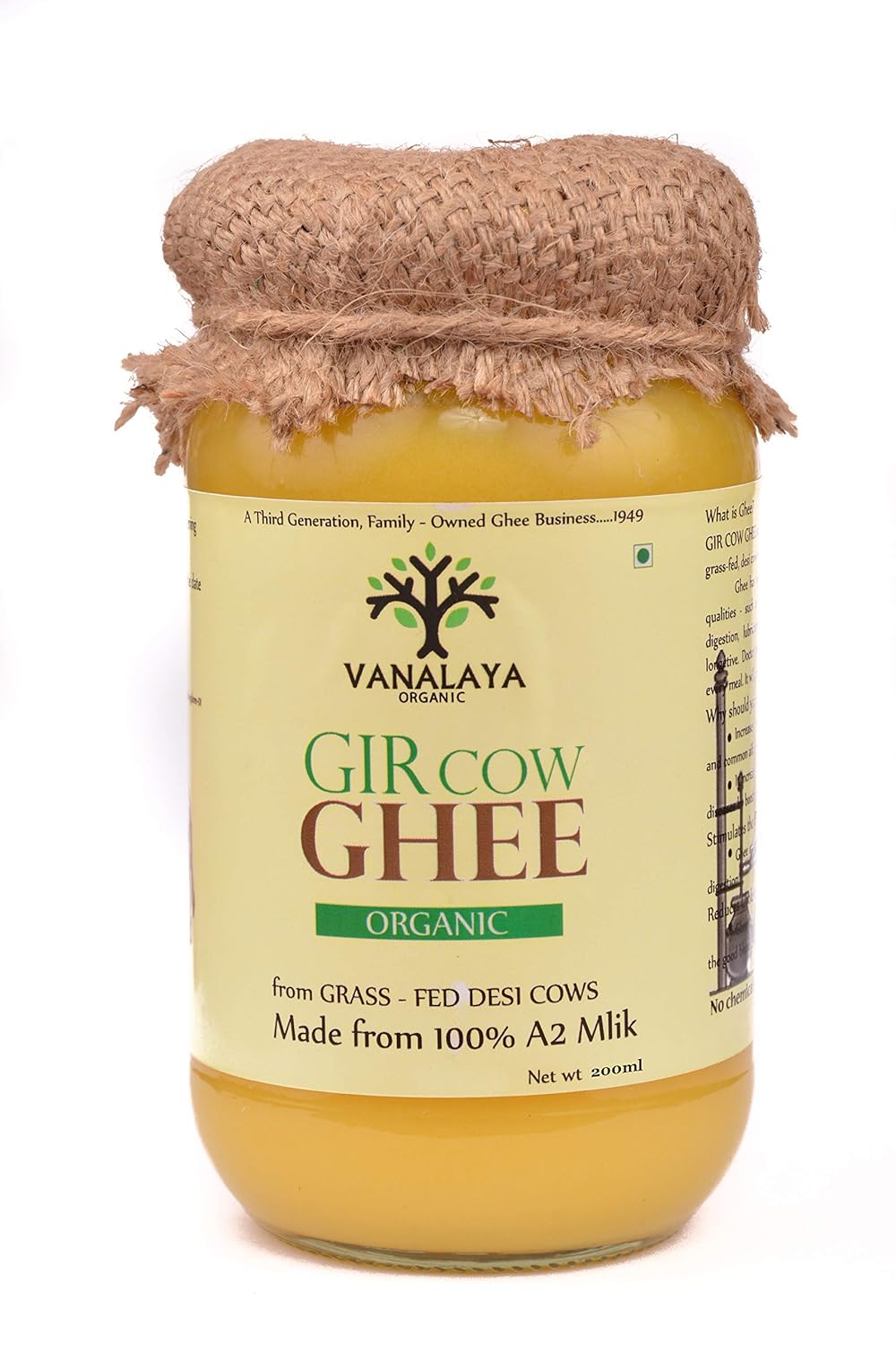 Roll over image to zoom in Export Images Vanalaya Organic A2 Desi Gir ...