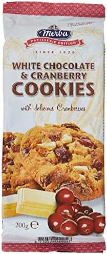 Merba Patisserie White Chocolate & Cranberry Cookies, 200 Gm (Pack Of 1 ...