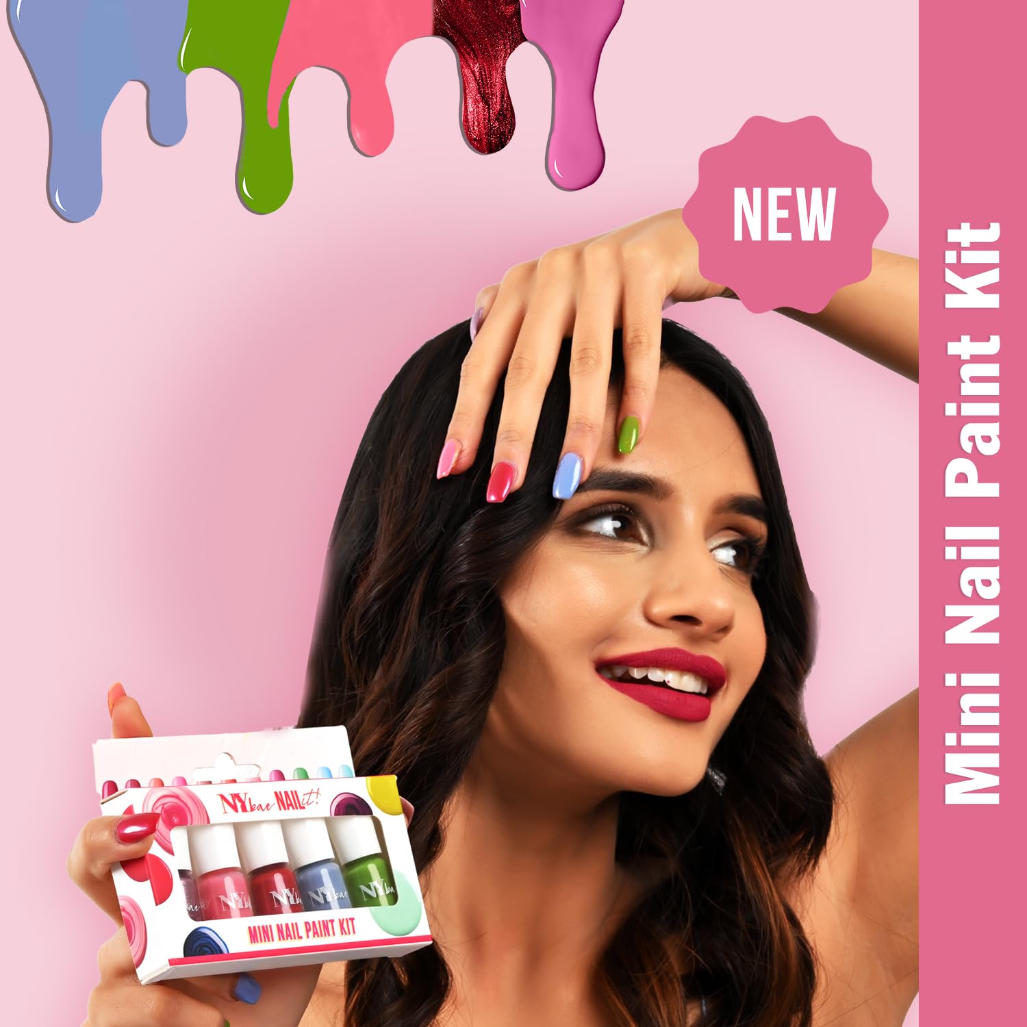NY Bae Nail It Mini Nail Paint Kit - Ultimate Kit (5 x 3 ml) | Highly ...