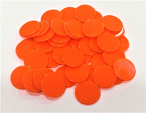 Nimida Plastic Round Plain Coin / Token / Chips for Board Games and ...