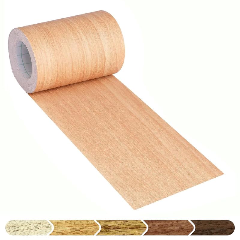 MUNIKESH CREATION Orange Colour Wood Border Wallpaper Peel and Stick ...