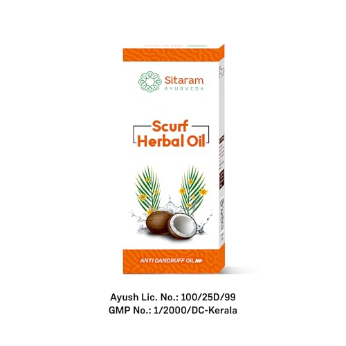 Sitaram Ayurveda Scurf Kerala Ayurvedic Herbal Oil for Hair 100ml ...