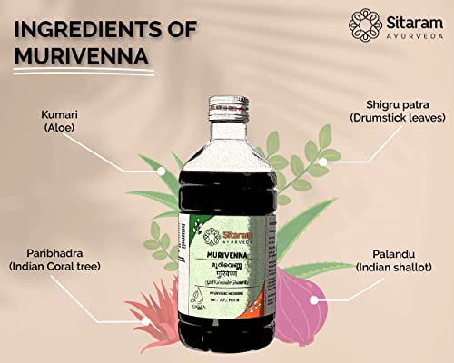 Sitaram Ayurveda Murivenna Oil 450ml | Ayurvedic Murivenna Thailam for ...
