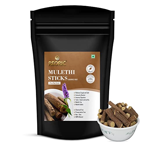 REORIC Mulethi Stick For Eating - 100g | Liquorice Roots | Yastimadhu ...