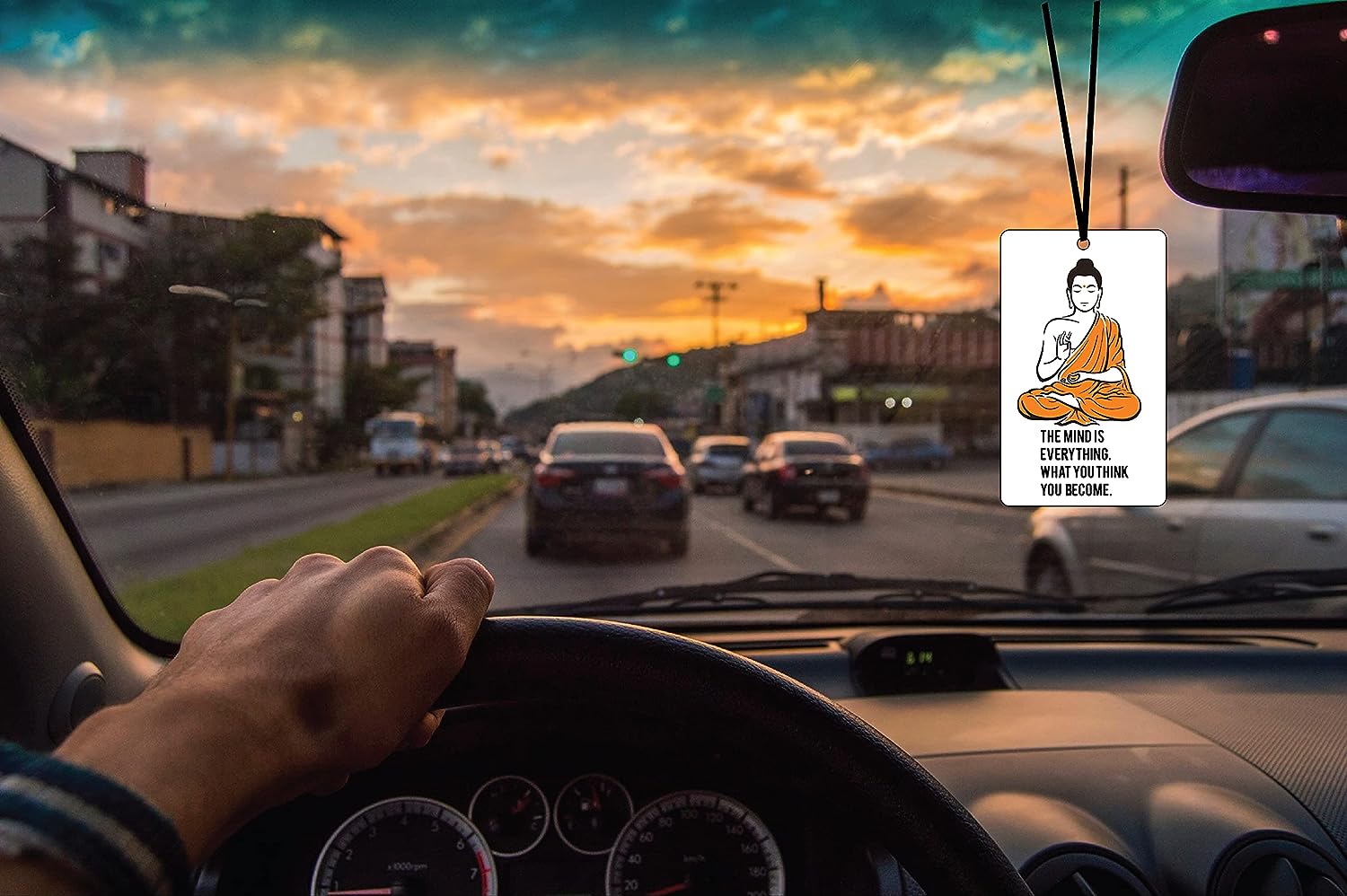 Buddha Car Hanging Accessories Quotes God Car Hanging Wooden ...