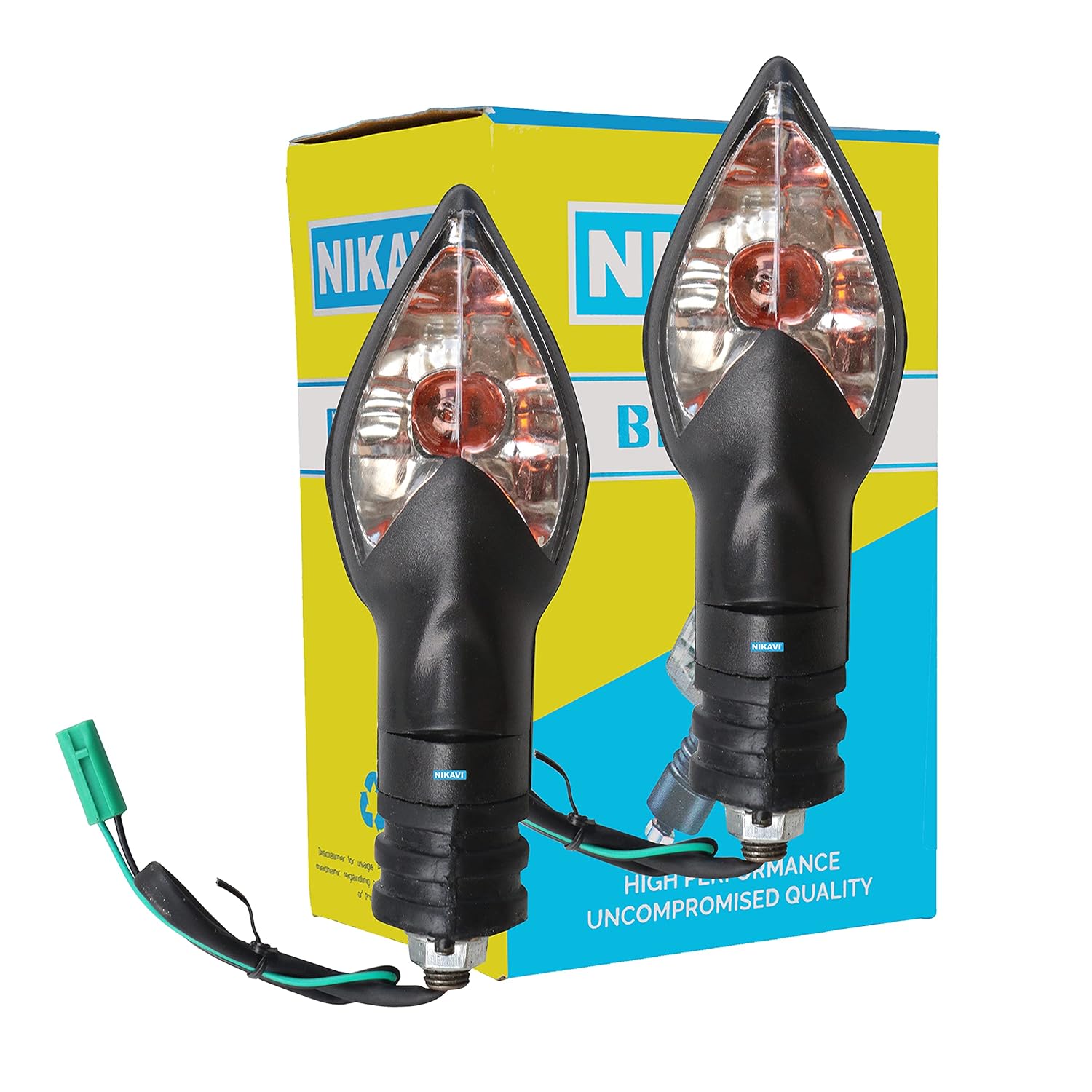 NIKAVI INDA22 Blinker Indicator Assly. Compatible for Bajaj XCD 135 ...